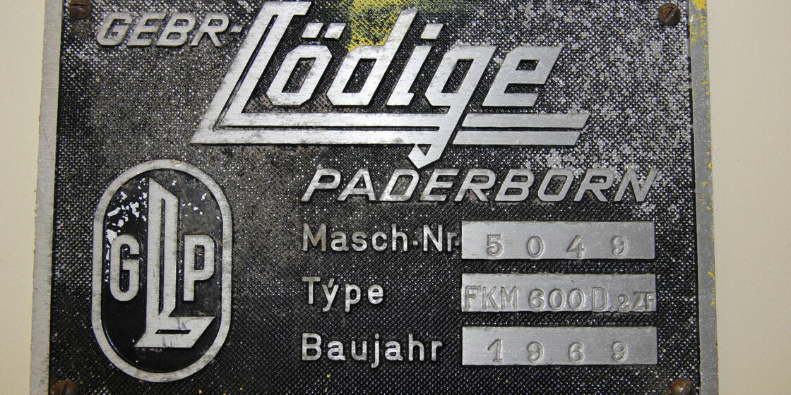 Lödige Ploughshare mixer 600 l - used- Paul Groth